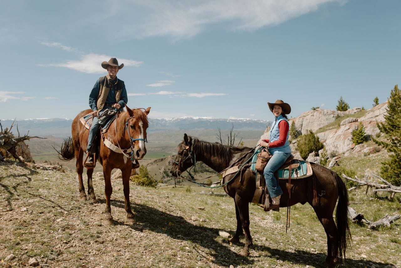 Wyoming horseback riding- a full dude ranch experience